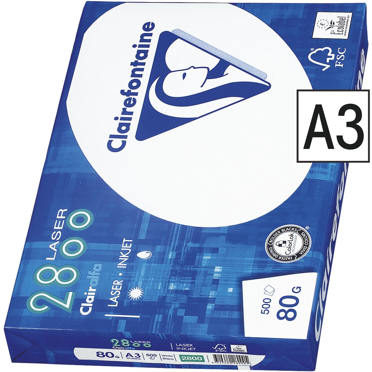 Papier imprimante multifonction A3 Clairefontaine 2800 - 500 feuilles ...