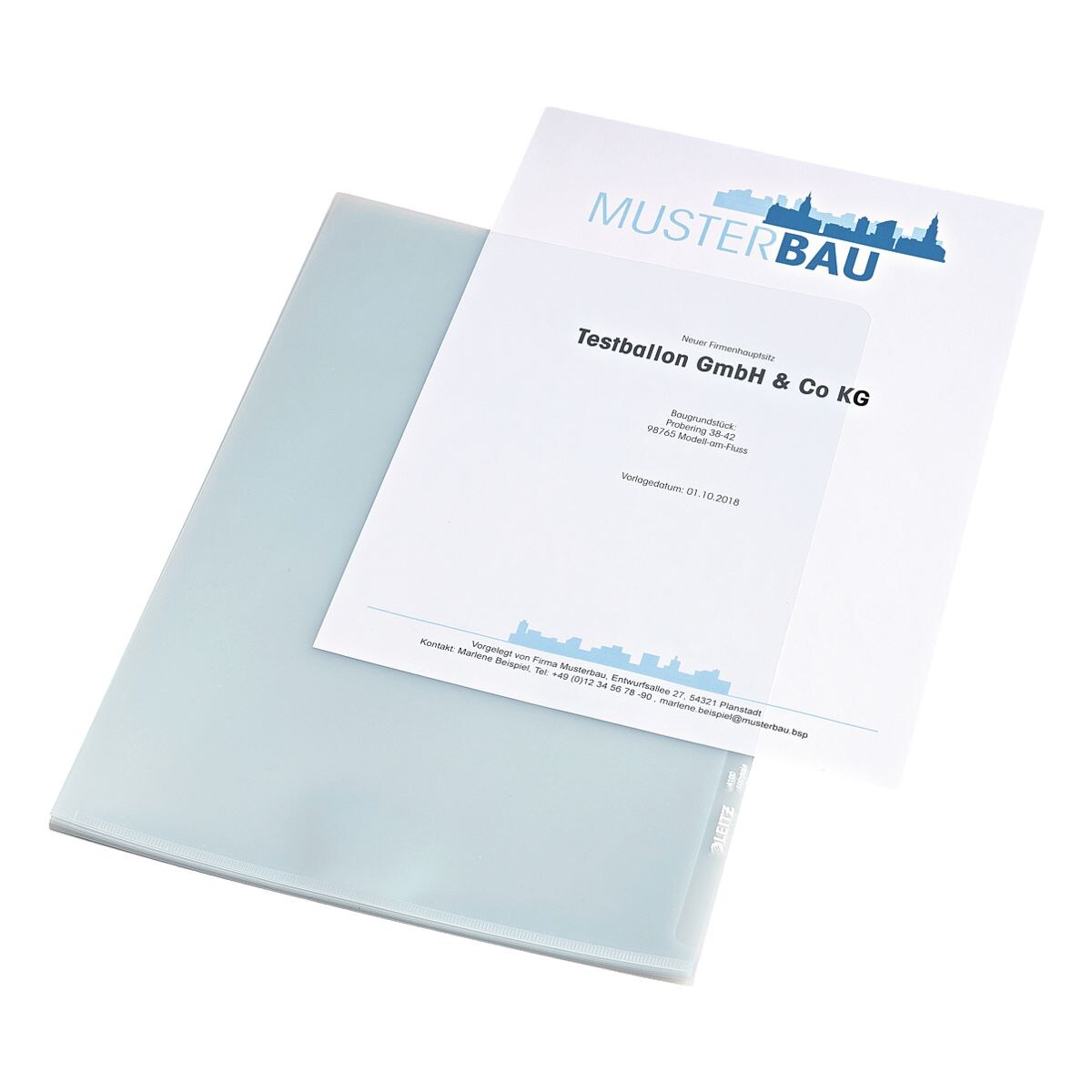 LEITZ Chemises transparentes « Premium 4100 » - 10 pièces - acheter à ...